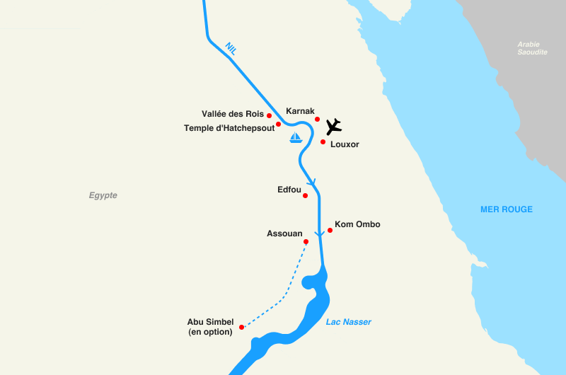 Circuit Egypte - : Croisière Douceur du Nil en Dahabeya + Extension au ...