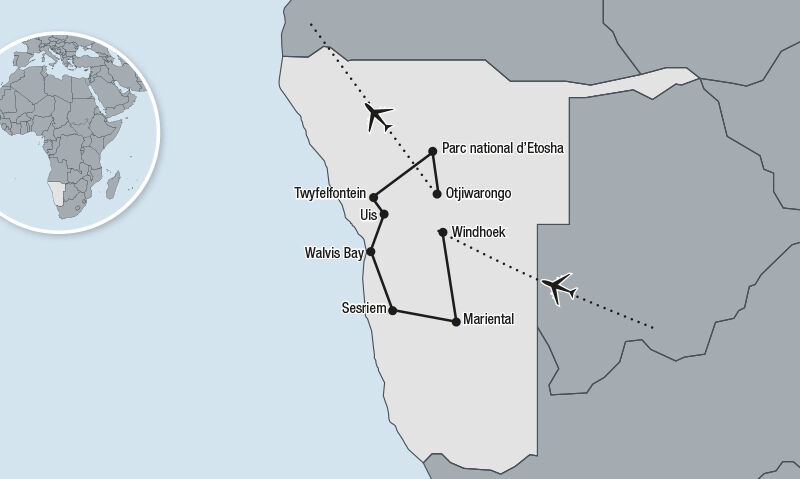 Circuit Namibie - Circuit Découverte de la Namibie