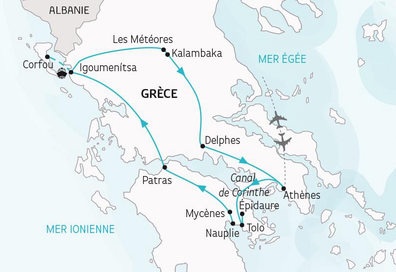 Séjour Grèce - Trésors de la Grèce Antique et Corfou - Grèce continentale